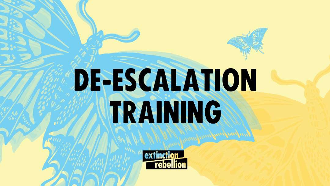 3 in 1 De Escalation Training | Extinction Rebellion Brighton